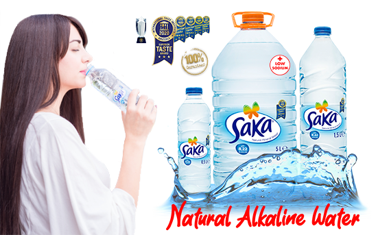 Saka Natural Alkaline Water - Most Awarded Water